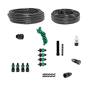 Drip Tape Irrigation Kit for Row Crops & Gardens Standard Size