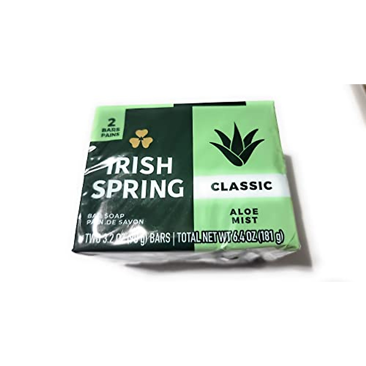 Irish Spring is Aloe 3.2z Cs Sp 2Pk, 0.47111111111111115 Oz