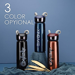 DIFFLIFE Vacuum Mug for kids Cute Shofar Thermos 2019 New Stainless Steel Hot Water Bottle Travel Cup (Orange), YUNDA, YUNDA, YUNDA, YUNDA