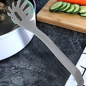 UPKOCH 1 Set Colorful Nylon Kitchenware Set turners spoons nylon cooking utensil Nylon mixing spoon Nylon pasta spoon kitchen spatula utensils Pasta fork Pasta server fold frying spatula