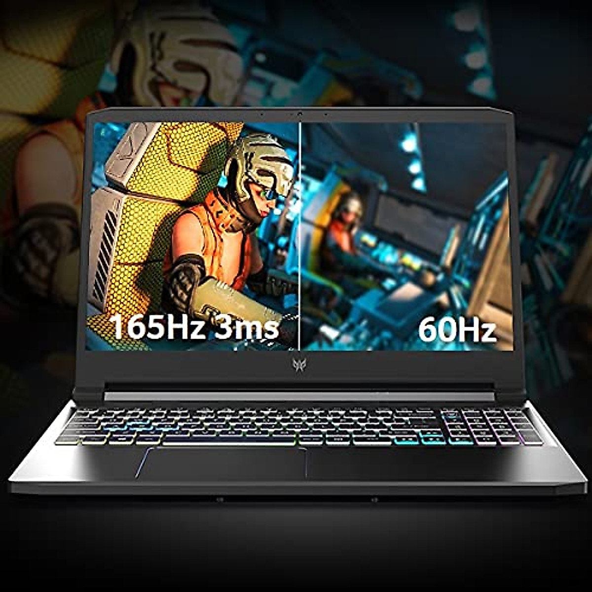 Acer Predator Triton 300 PT315-53-70RT Gaming Laptop | Intel i7-11800H | NVIDIA GeForce RTX 3060 Laptop GPU | 15.6" QHD 165Hz 3ms IPS Display | 16GB DDR4 | 1TB SSD | Killer WiFi 6 | RGB Keyboard