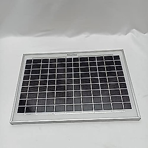 Mosfine Solar panels,10W 18V Solar Panel High Efficiency Module Power for Battery, Boat, Gate Opener, Chicken Coop, Off-Grid Applications.