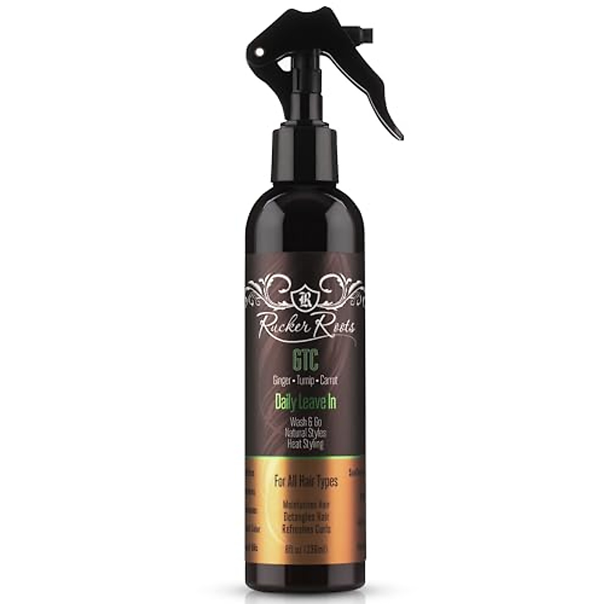Rucker Roots Daily Leave In Conditioning Spray |Refreshes Curls| Moisturizes Hair|