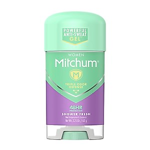 Mitchum Advanced Women Gel Anti-Perspirant & Deodorant, Shower Fresh 2.25 oz (Pack of 2)
