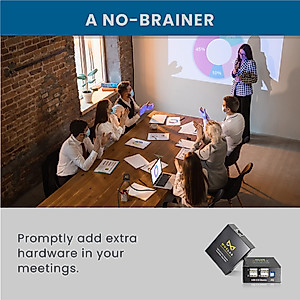 MuxLab USB 2.0 4-Port Extender Kit | 165ft (50m) Over Single Cat5e/6 Cable| 4 USB 2.0 Ports | Plug and Play | No Driver | Supports All Operating Systems | Zero Latency | Ideal for Work or Home