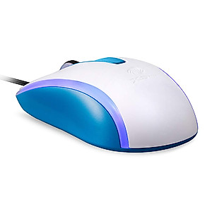 COOLERPLUS Wired Mouse, 1200DPI, Rainbow Breathing Light, USB Computer Mouse for Kids/School/Office/Home/Gaming Mouse, Compatible with Windows for PC, Laptop, Desktop, MacBook(White)