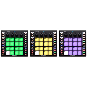 PreSonus AudioBox 96 Audio Interface Full Studio Bundle Includes Software Kit, ATOM MIDI Pad Controller, Eris 3.5 Pair Monitors, and Adjustable Suspension Boom Arm + HD7 Headphones