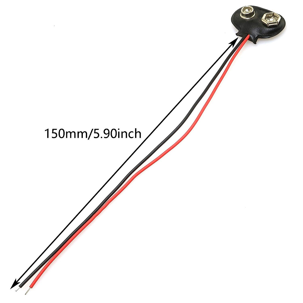 DGZZI 2-Pack 4 x AA Battery Holder with Snap Connector