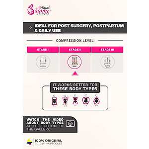 Salome 0413 Womens Butt Lifter Shapewear Fajas Colombianas Reductoras y Moldeadoras Black 3XL