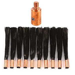 Welding Bead Processing Machine M6 Stainless Steel Weld Bead Processor Cleaner Tool Polishing Brush Head Set for Cleaning The Weld Bead