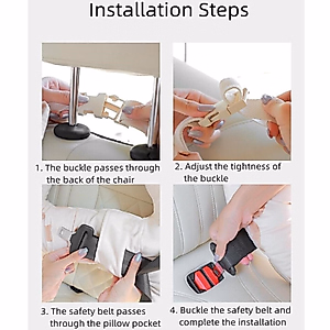 Swiftcare Travel Pillow, Swiftcare™ Car Pillow - Cute Kid and Adult Car Sleeping Neck Head Support H-Shape Travel Pillow Cushion Car Seat Safety, Swift Care Travel Pillow (B)