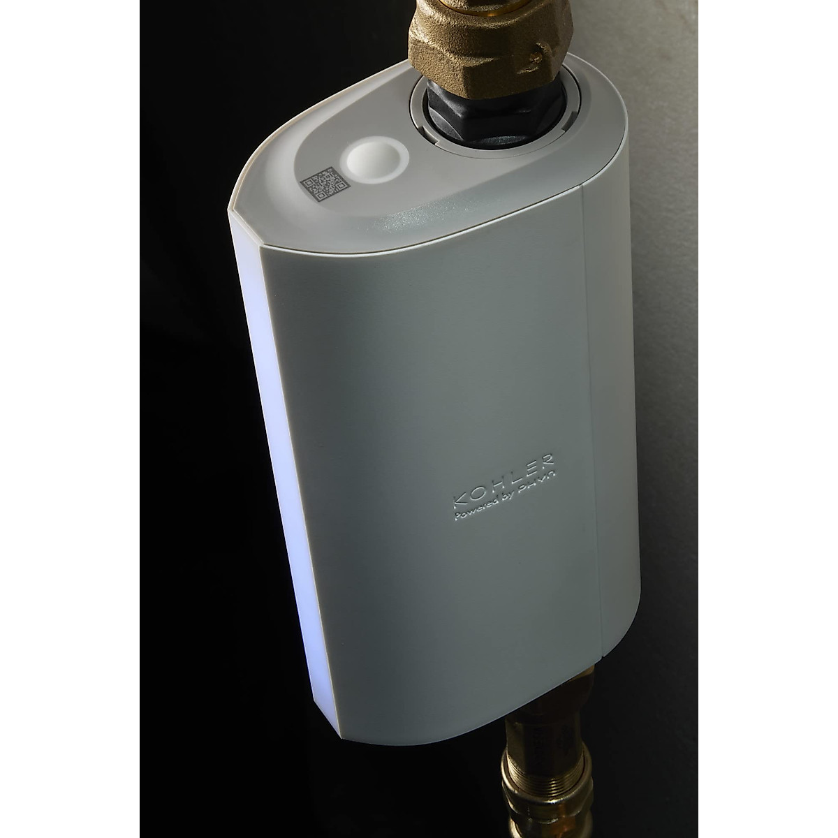 KOHLER H2Wise+ Smart Home Water Monitor and Automatic Shutoff Valve, Water Leak Detector and Water Usage Tracker,White