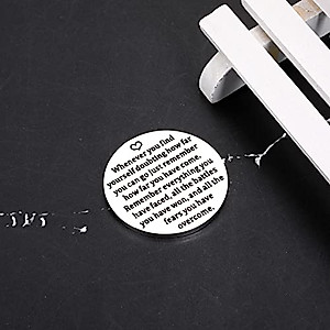 Pocket Hug Token Recovery Gifts for Women Men, Inspirational Sobriety Gifts for Women Men, Long Distance Relationship Christmas Gifts for Friends Cancer Gifts, Stocking Stuffers for Teens Boys Girls