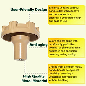 Datrenm RK-14MH Outside Faucet Repair Kit Metal Handle Compatible with Woodford Model 14,Model 18
