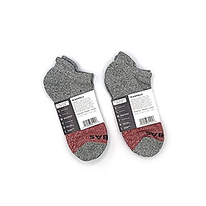 2 Pack Bombas Women's Originals Ankle Socks - Grey and Hot Pink / Medium