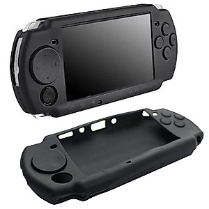 OSTENT Soft Protector Silicon Travel Carry Case Skin Cover Pouch Sleeve for Sony PSP 2000/3000 Color Black