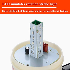 JIAWANSHUN Industrial Sound and Light Alarm Siren Horn with Strobe Outdoor/Indoor AC110V Emergency Flashing Light