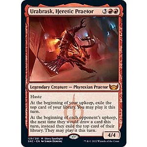 Magic: the Gathering - Urabrask, Heretic Praetor (129) - Streets of New Capenna