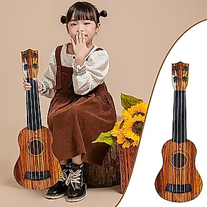 Kids Toy Ukulele, Kids Guitar Musical Toy, Beginner Musical Instrument 14 inches with 4 Strings Mini Guitar for Skill Improving Kids Play Early Educational Pre School Children Toddler
