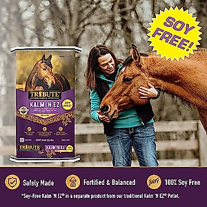 TRIBUTE Soy-Free Kalm 'N EZ Pellet for Horses, 50 lb Bag