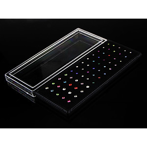 SMUOBT 120pcs 22G L Shaped Stainless Steel Nose Studs Rings Piercing Pin Body Jewelry 1.5mm 2mm 2.5mm a Set White and Colour