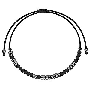 FEELMEM Matthew 19:26 Morse Code Bracelet Faith Jewelry Christian Gift Matthew 19:26 Bible Verses Gift Religious Gift