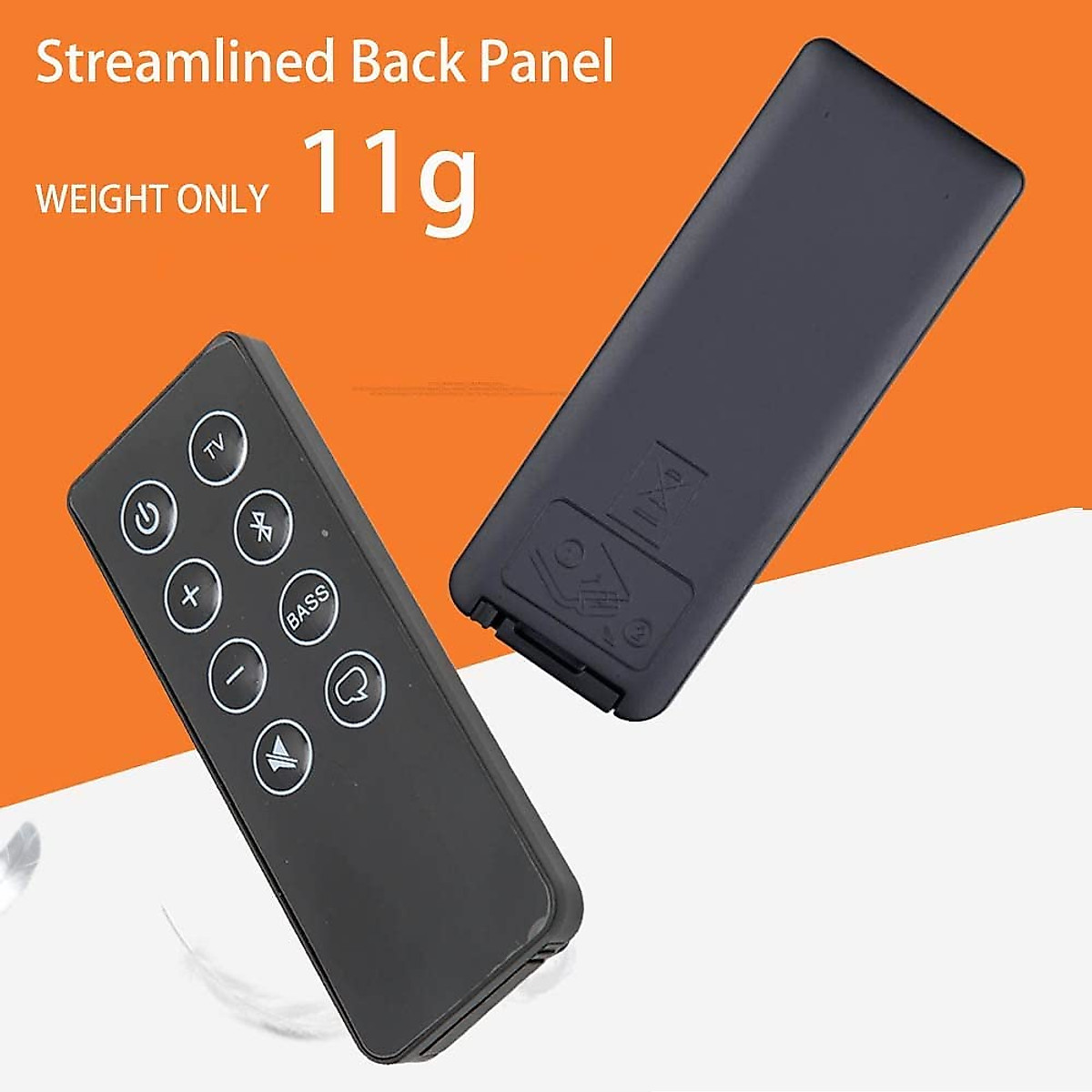 Cuifati Universal Soundbar Remote Control for 5, 10, 15, 10 Series II, 15 Series II ＆ TV Speakers 418775 410376 431974 845194