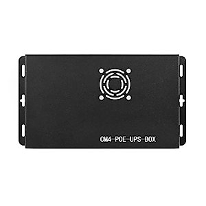 Waveshare PoE UPS Uninterruptible Power Supply Base Board/Mini-Computer Designed for Raspberry Pi Compute Module 4 Gigabit Ethernet Dual HDMI Quad USB2.0
