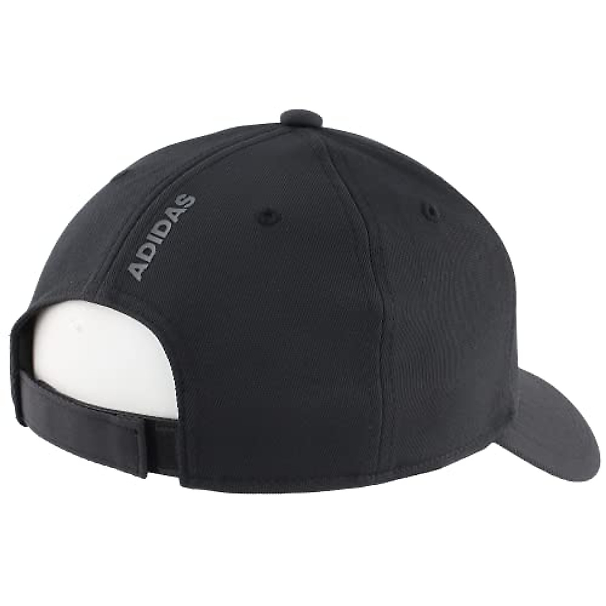 adidas Men's Decision Structured Low Crown Adjustable Fit Hat, Black/Onix Grey, One Size