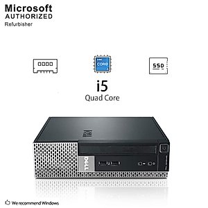 Dell OptiPlex 790 Ultra Small Form Factor Desktop PC, Intel Quad Core I5-2400S up to 3.3GHz, 8G DDR3, 128G SSD, WiFi, BT, DP, VGA, Windows 10 Pro 64 Language Supports English/Spanish/French(Renewed)