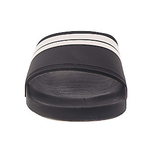 Quiksilver Men's Rivi Slide Sandal, Black/White, 9