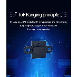 TF-LC02 Lidar Sensor 3cm-200cm Short-Range Distance Single-Point Ranging Finder Module UART/IIC Compatible with Pixhawk and Raspberry Pi for Drone/Robot Obstacle Avoidance
