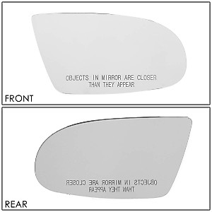 DNA MOTORING SMP-051-R Factory OE Style Right/Passenger Side Door Rear View Mirror Glass Lens [Compatible with 95-01 Chevy Lumina]