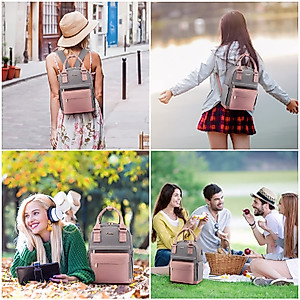 LOVEVOOK Mini Backpack for Women Stylish Waterproof Backpack Purse with USB Port, Cute Bookbag for College School Travel