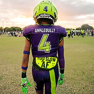 Battle Sports Novelty Football Back Plate- Lower Backplate - Rear Lower Back Protector Hard Outer Shell & Contoured Foam for Youth, Kids and Adults