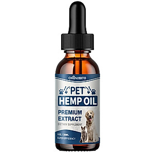 Hemp Oil for Dogs Cats -1 Pack - Relieves Anxiety and Promotes Appetite-Hiр & Jоint Suppоrt Skin Hеalth-Pet Hemp Oil Drops A23