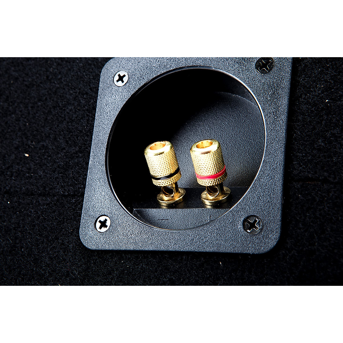 American Sound Connection Car Audio Single 12" Vented Subwoofer Stereo Sub Box Ported Enclosure 5/8" MDF