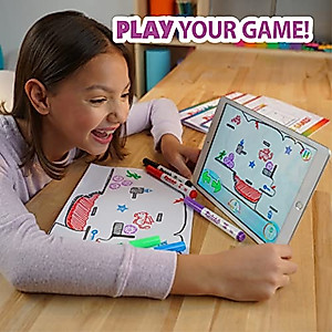 Pixicade Video Game Maker | STEM Kit to Create & Play Your Own Video Games | Educational Toy for Girls and Boys Ages 6+ | Creative & Learning Fun | Draw Your Own Video Game & Bring it to Life