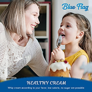 BLUE FLAG Whipped Cream Chargers N2O Nitrous Oxide 8-Gram Cartridge for Whipper Whipped Cream Dispenser (24 Packs)