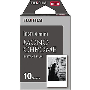 Fujifilm Instax Mini Instant Film Monochrome 4-Pack Bundle Set, Mono Chrome (10 x 4 = 40) # 337556 for Mini 90 8 70 7s 50s 25 300 Camera SP-1 Printer