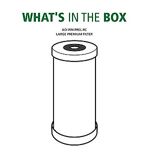 AO Smith 4.5"x10" 25 Micron Carbon Sediment Water Filter Replacement Cartridge - For Whole House Filtration Systems - AO-WH-PREL-RC