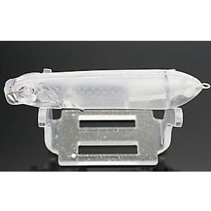 10pcs Unpainted Pencil lipless Bait Fishing Blank Popper Hard Crank Bait Lure Body 85mm 10.2g Blank Lures Free Eye 8247