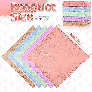 10 Pieces Guinea Pigs Blankets Hamster Fleece Cage Liners Soft Guinea Pig Accessories Small Animal Pet Blanket Sleep Bedding Mats Pet Supplies for Dog Puppy Cat (Mixed Colors, 11.8 x 11.8 Inch)