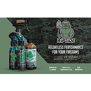 Riptide Armory Advanced Complete Gun Cleaning Kit - Cleans, Lubes, Protects Targeted Long-Lasting Formula - Nano Coat Technology - Veteran Owned & Formulated by Former US Navy Seal (Multi Gun Kit)