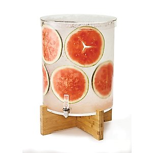 Rosseto® LD178 14 Gal. Pool Beverage Dispenser, with Bamboo Base