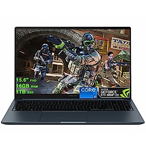 SAMSUNG Galaxy Book Odyssey 15 Gaming Laptop 15.6" FHD Display 11th Generation Intel Hexa-Core i7-11600H 16GB RAM 1TB SSD GeForce RTX 3050 Ti Max-Q 4GB Graphic Backlit Fingerprint USB-C Win11 Black