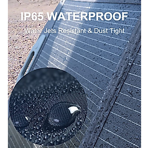 MARXON Solar Panel XP200, 200 Watt Portable Solar Panel, High-Efficiency Solar Panel, Foldable Solar Panel with Adjustable Kickstand, Waterproof and Dustproof Design Perfect for Camping, RV Trip