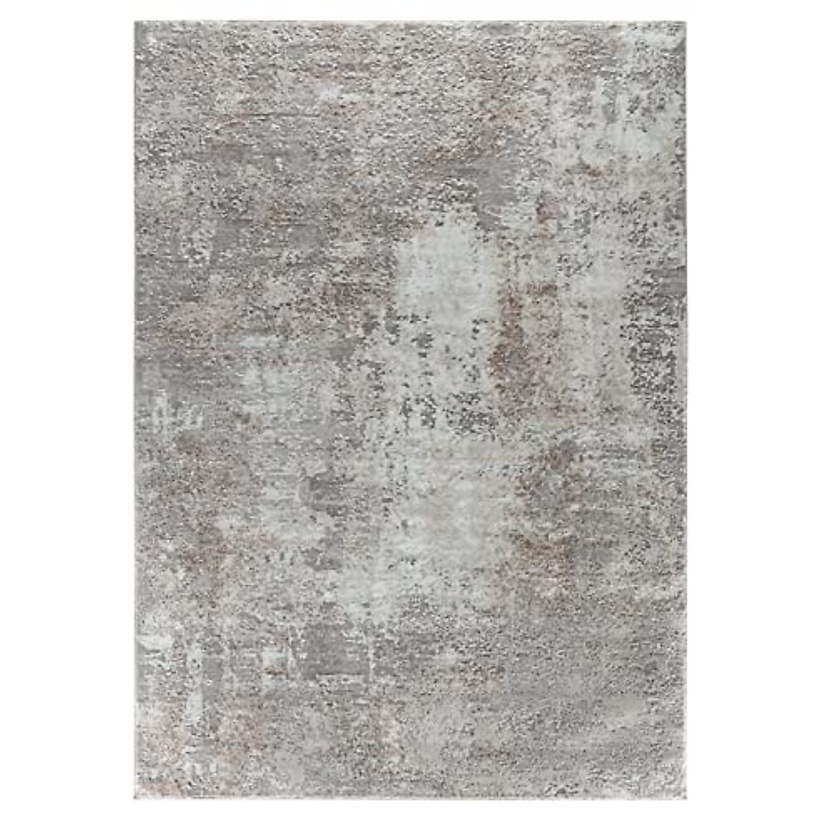 Glory Rugs Modern Abstract Area Rug 8x10 Cream Gold Faded Large Rugs Living Room Bedroom Home and Office