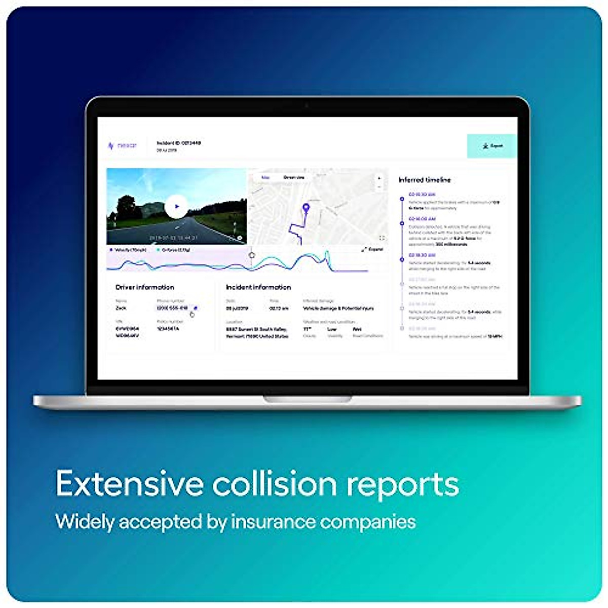 Nexar Beam GPS Dash Cam | HD Front Dash Cam | 2022 Model | 32 GB SD Card Included | Unlimited Cloud Storage | Parking Mode | WiFi