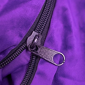 ULTIMATE SACK Kids (30") Bean Bag Chair Cover in Multiple Colors: Cover ONLY. (Kids, Purple Suede)